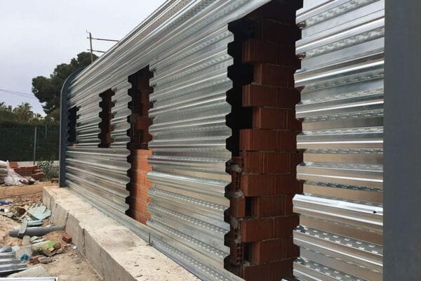 Instalación de forjado con chapa colaborante - Panelya